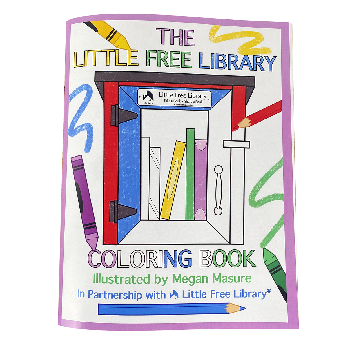 Little Free Library Coloring Book