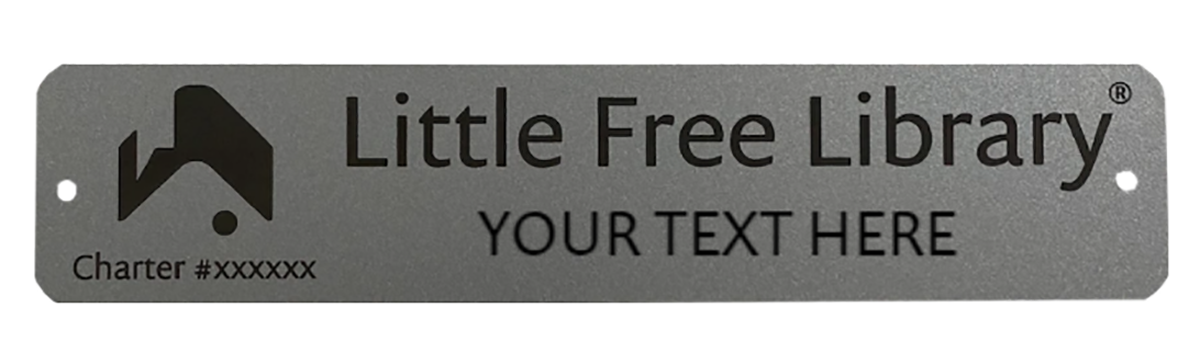 Replacement Custom Charter Sign – Little Free Library