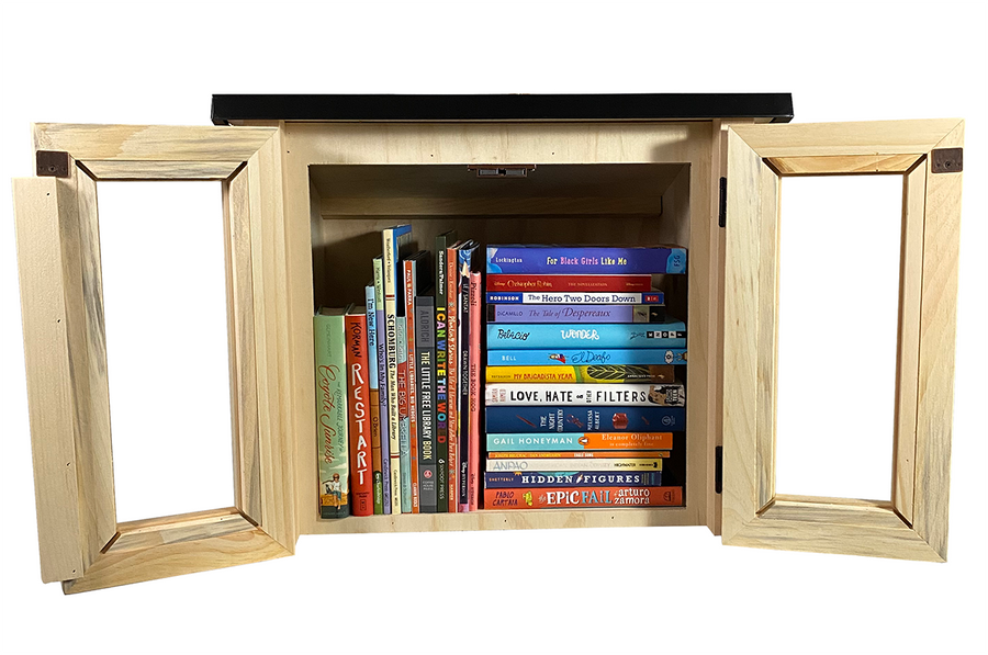 Double Door Cottage Kit Unfinished Little Free Library