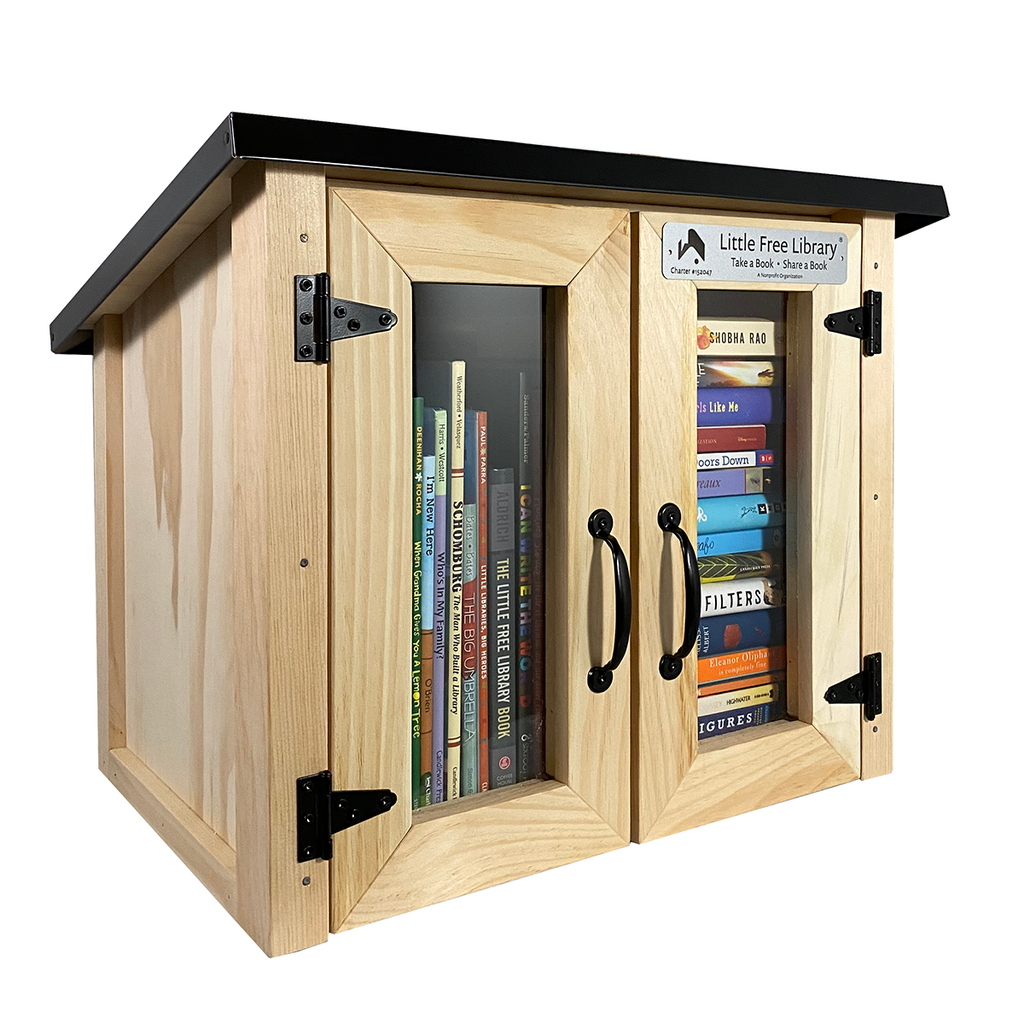 Double Door Cottage Kit Unfinished Little Free Library