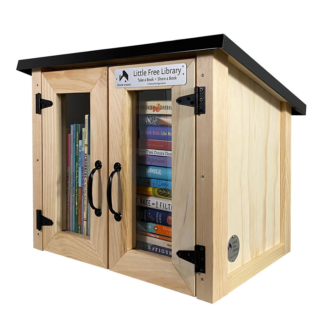 Double Door Cottage Kit Unfinished Little Free Library