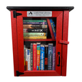 Composite Two Story Red Little Free Library