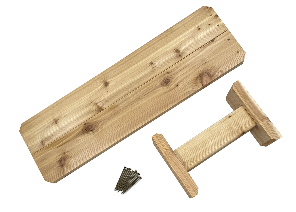 No Dig Add On Bench – Little Free Library